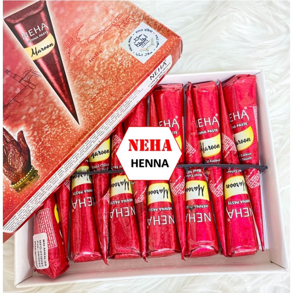 Jual PA NEHA HENNA PASTE HENNA HALAL BPOM ECERAN Heena Henna Hena Magic ...