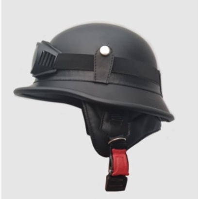 Jual Helm retro millenial NAZI CRAZY GLOSY dan DOF kombinasi Kacamata ...