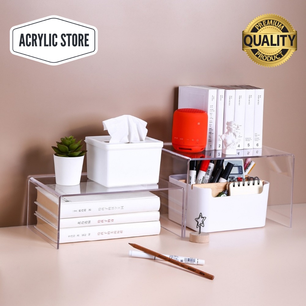 Jual Akrilik Tipe U Display Stand Showcase Organizer Rak Rak untuk ...