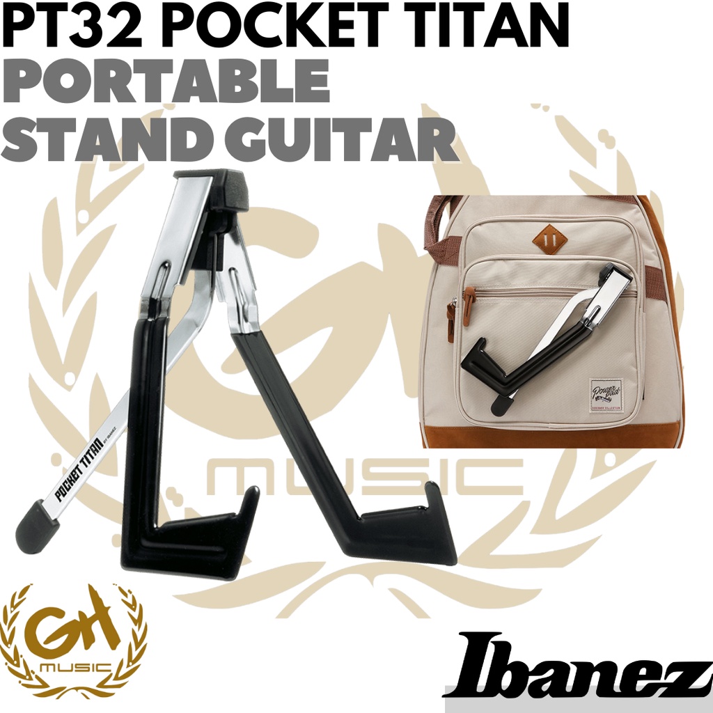 Jual Ibanez PT32 Pocket Titan Guitar Stand - STAND GITAR PORTABLE ...