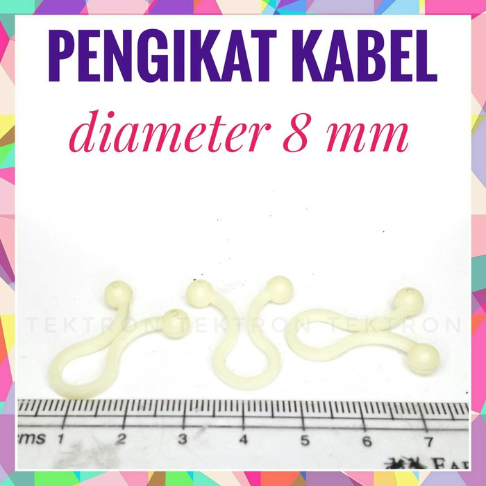 Jual Pengikat kabel diameter dalam 8mm, cable twister perapi kabel ties ...