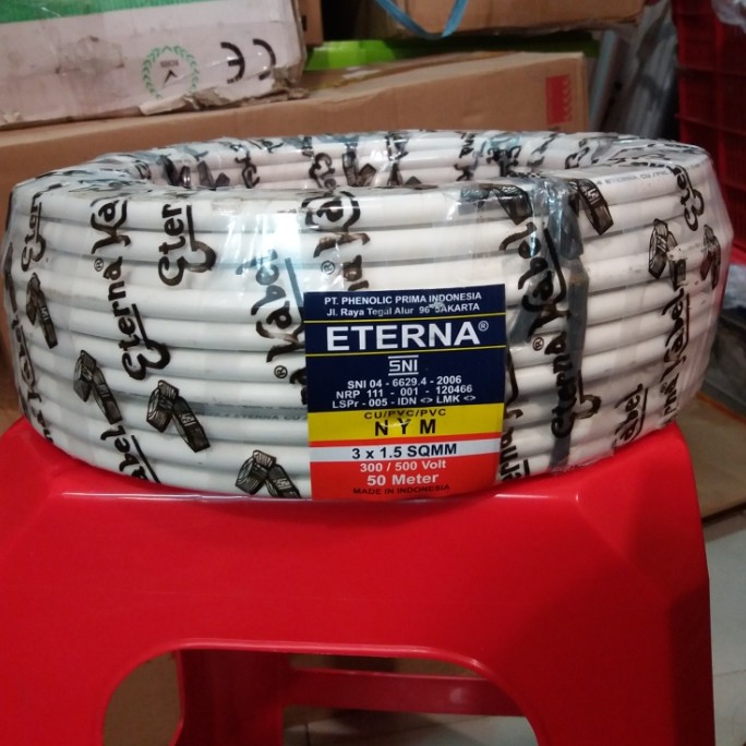 Jual Kabel ETERNA NYM 3X1.5 (Meteran/ Potongan) | Shopee Indonesia