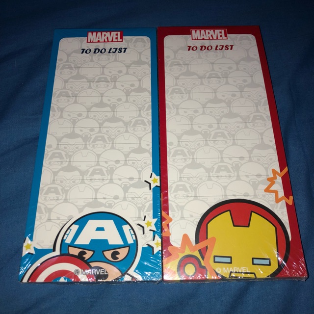Jual MARVEL X MINISO MAGNETIC NOTEPAD TO DO LIST IRONMAN CAPTAIN ...