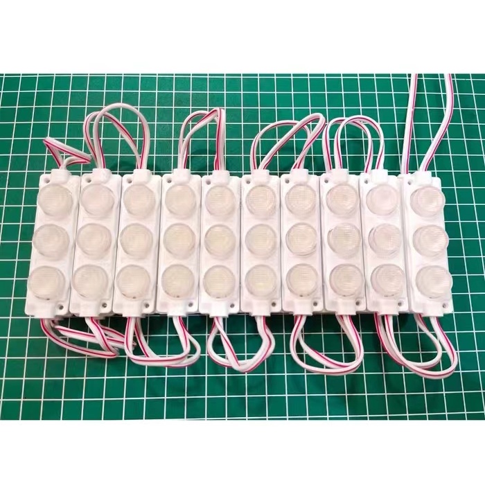 Jual Lampu LED Modul 3 Mata SMD DC 12Volt dan 24 Volt waterproof 3 Mata ...