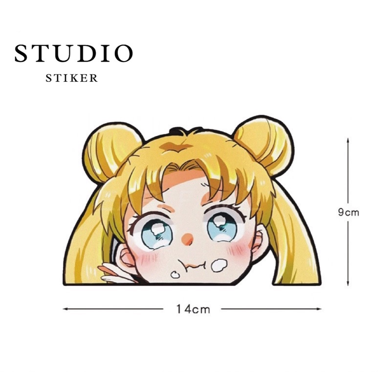 Jual Stikerstudio - Stiker Mobil Anime Sailor Moon / Sticker Mobil ...