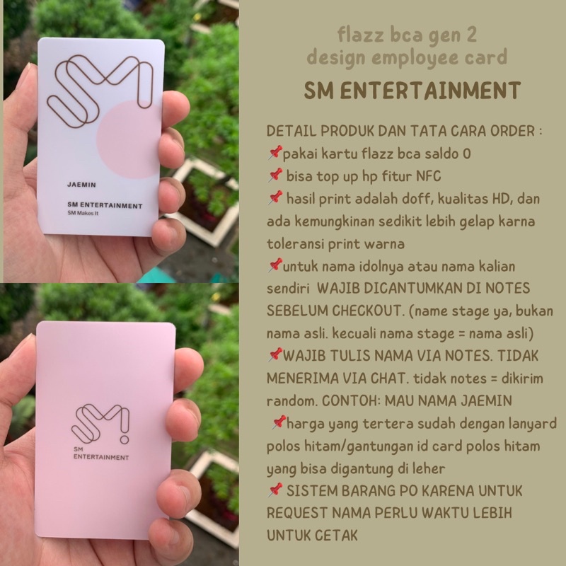 Jual FLAZZ BCA GEN 2 EMPLOYEE CARD SM SALDO 0 KPOP | Shopee Indonesia