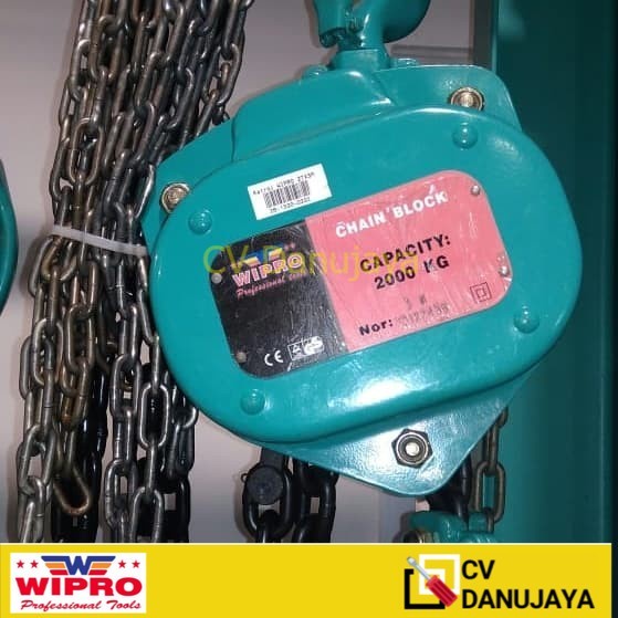 Jual Chain Block 2 Ton x 3 Meter Wipro Katrol 2 Ton x 5 Meter Wipro ...