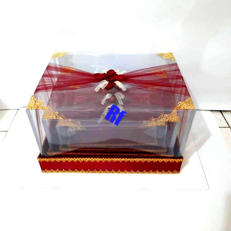 Jual Kotak Hanataran seserahan pernikahan Full Mika Klambu maron satu ...