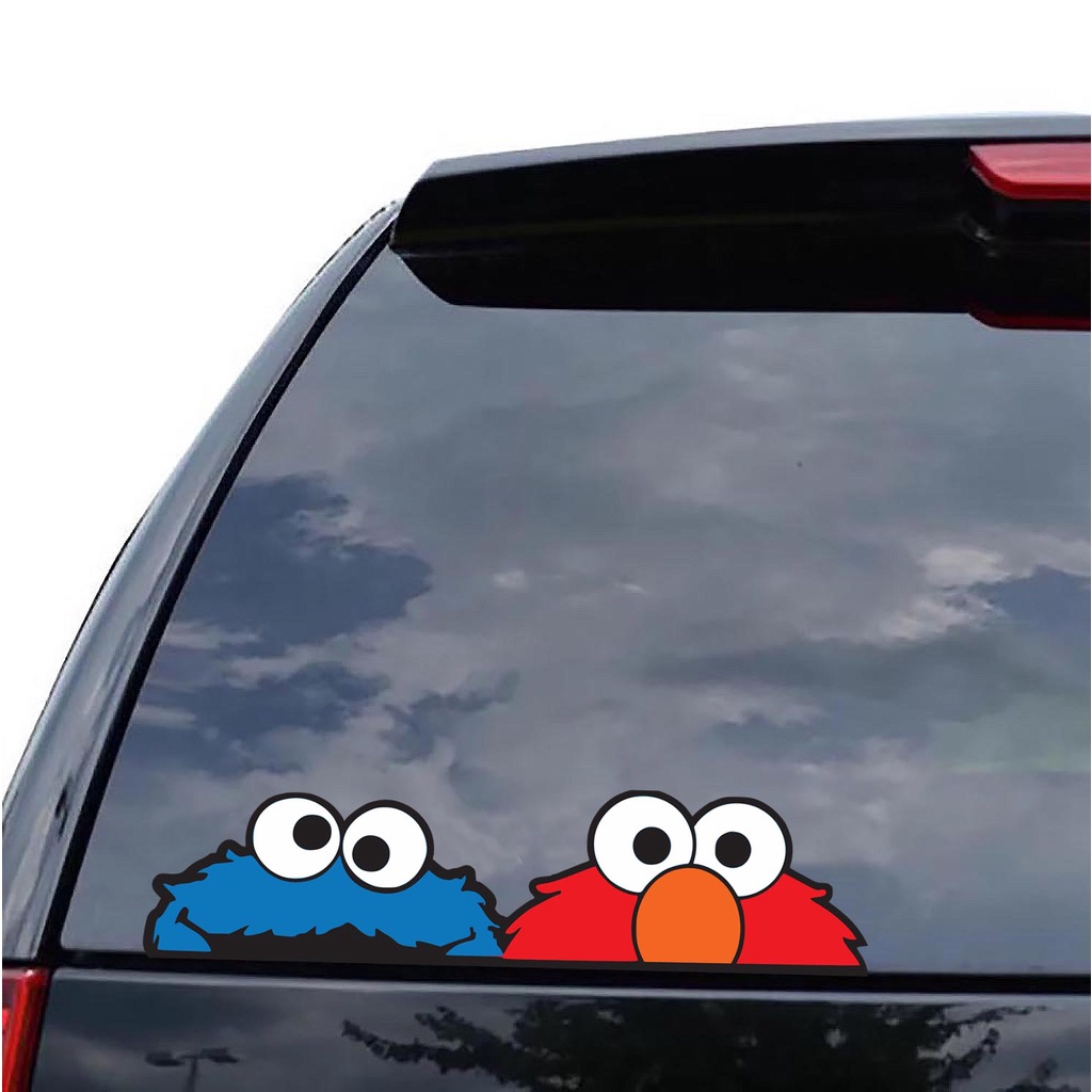 Jual Sticker Mobil Decal Vinyl Tahan Air Tahan UV Elmo dan Cookie ...