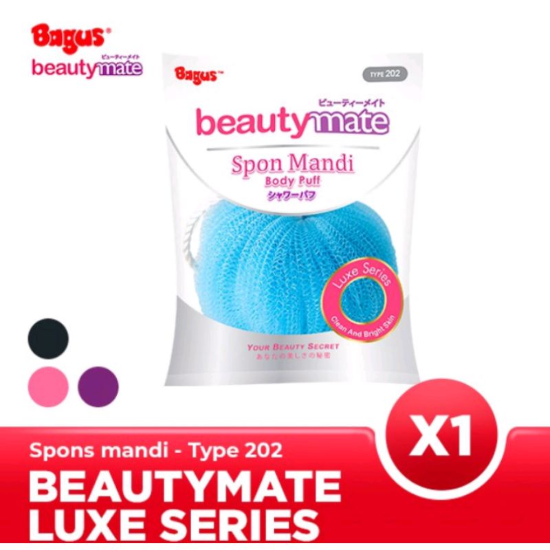 Jual Bagus Beautymate Spons Mandi Luxe Series 202 | Shopee Indonesia