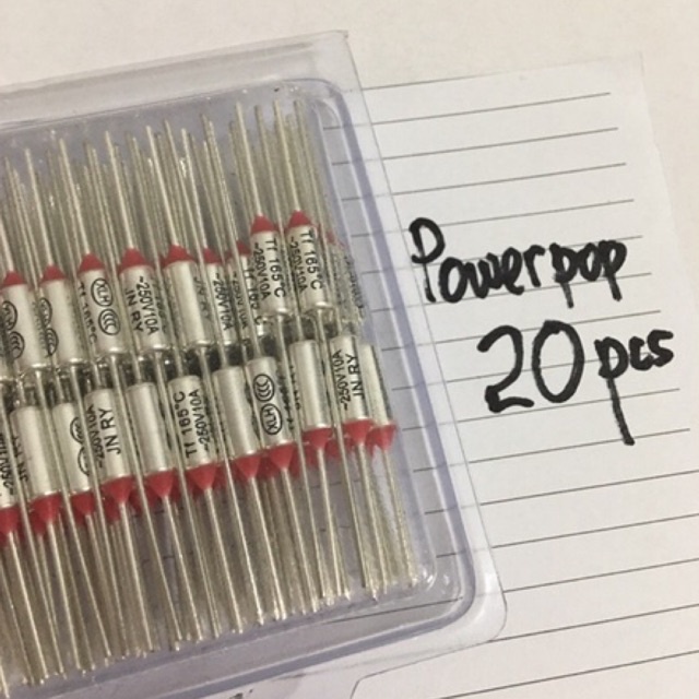 Jual Thermofuse magicom 10a 250v 165c per20pcs fuse thermal magic com ...