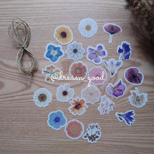 Jual STIKER BUNGA AESTHETIC | Shopee Indonesia