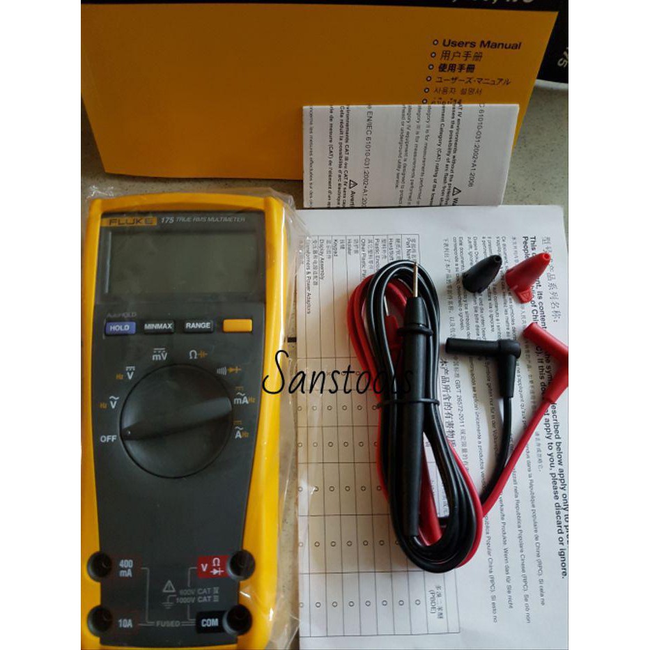 Jual multitester digital digital multimeter FLUKE 175 TRUE RMS | Shopee ...