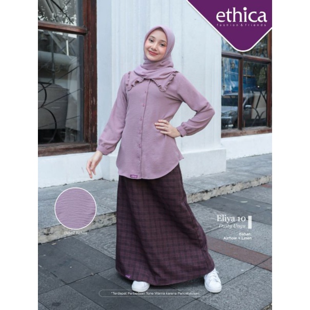 Jual Ethica Eliya 10 Dusty Ungu / Eliya 10 Black / Setelan Remaja ...