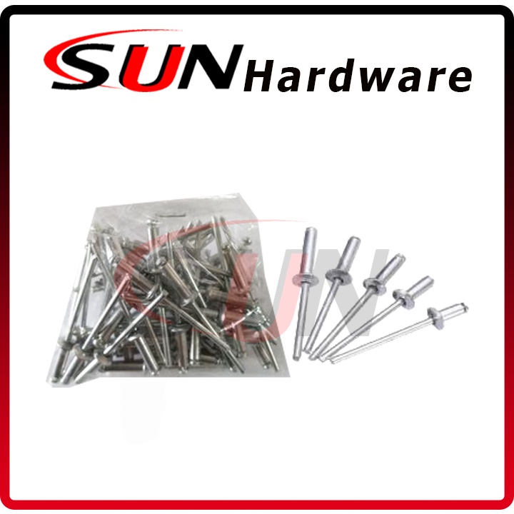 Jual Paku Rivet 4 x 11 Mm 540Isi 50 Blind Rifet Ripet Knalpot Alumunium ...