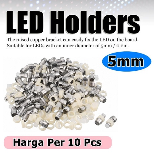 Jual 10 PCS LED Holder 5mm Mount Sarang Rumah LED Panel Display Light ...