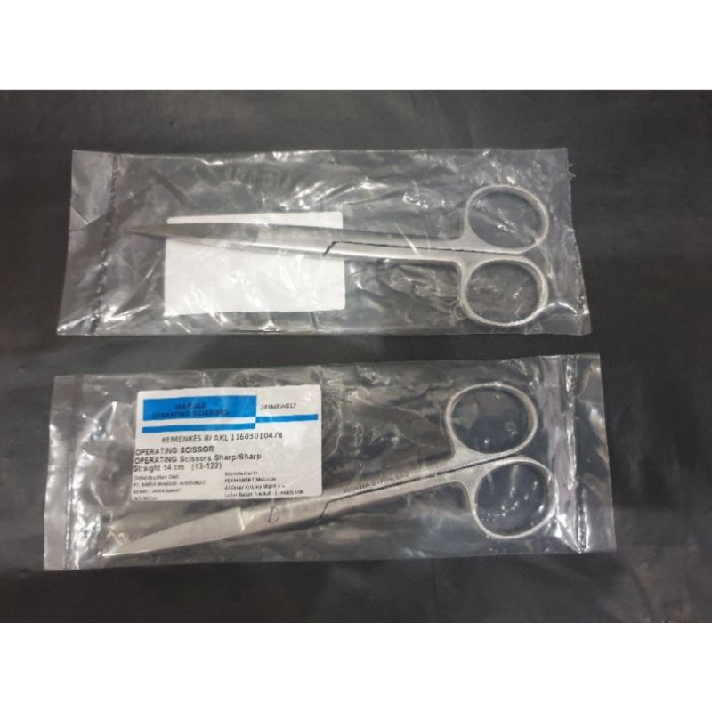 Jual gunting lurus tajam-tajam 14cm | Shopee Indonesia