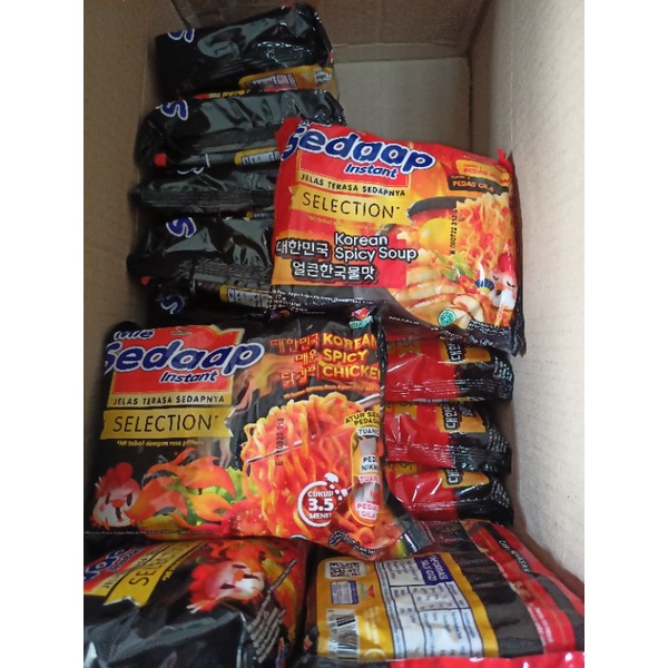 Jual MIE SEDAAP SELECTION KOREAN SPICY CHIKEN | Shopee Indonesia