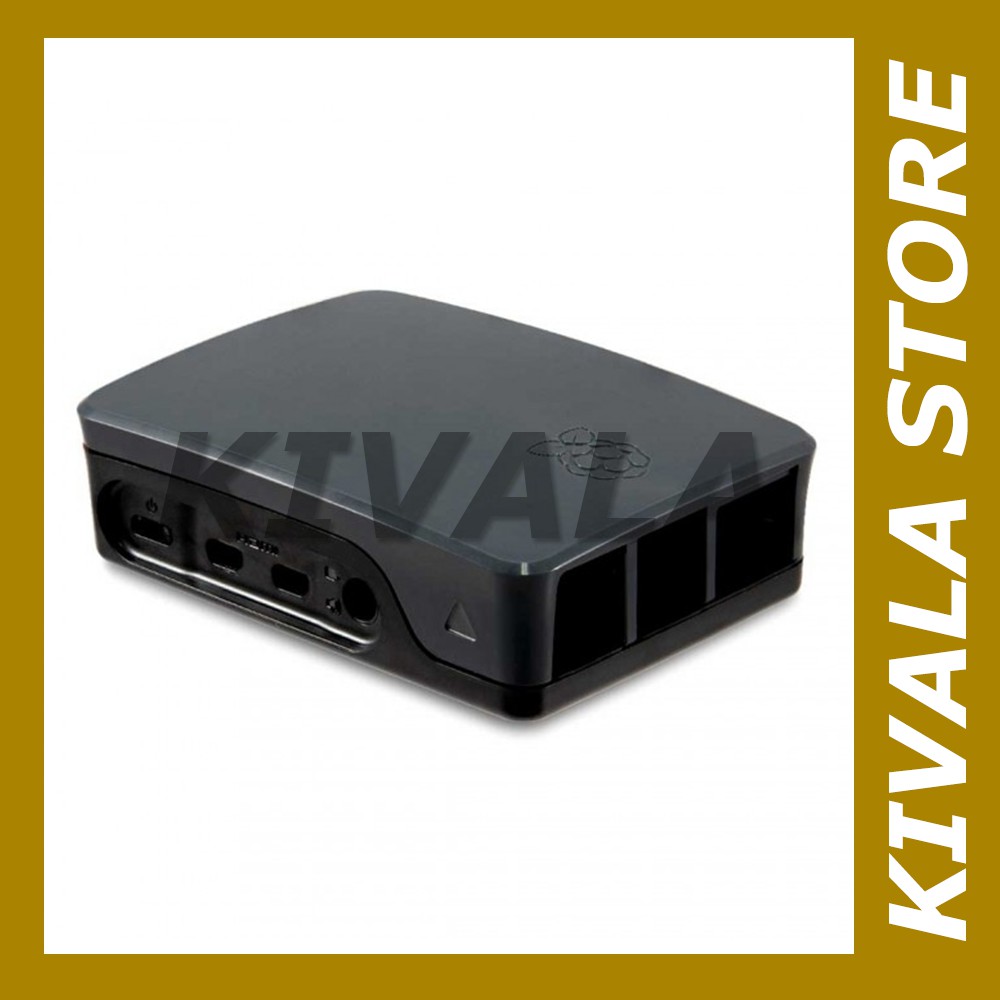 Jual Raspberry Pi 4 Model Official Case Casing Black Hitam | Shopee ...