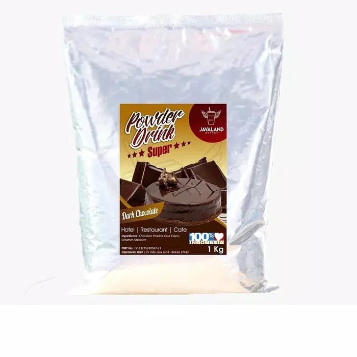 Jual SUPER DARK CHOCO Bubuk Minuman kiloan coklat Original Javaland 1Kg ...