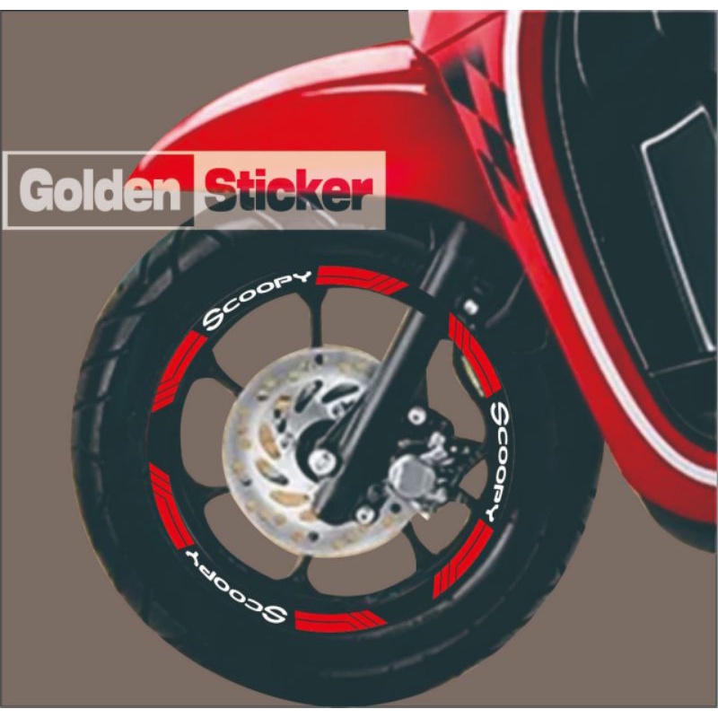 Jual Sticker Velg Motor Scoopy | Shopee Indonesia
