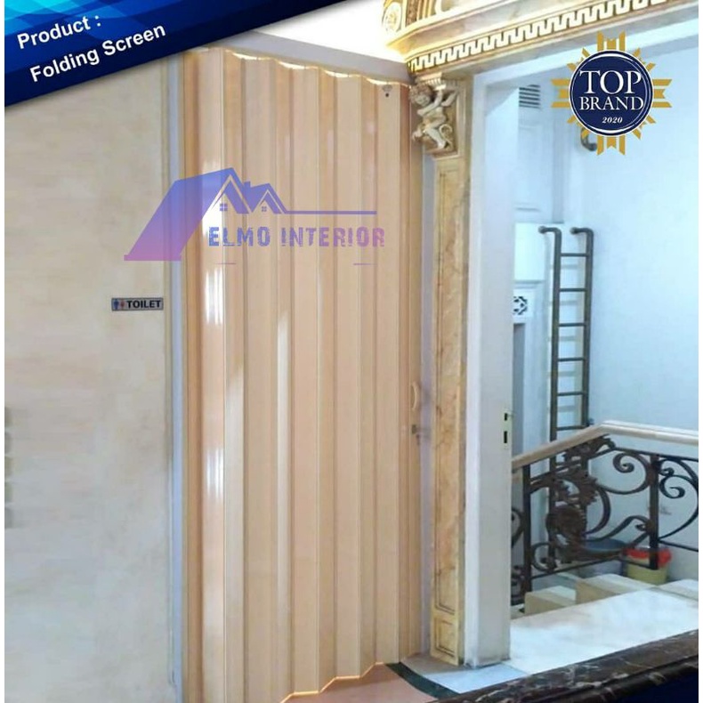 Jual Pvc Folding door / Pintu Kamar Mandi pvc / partisi / penyekat ...