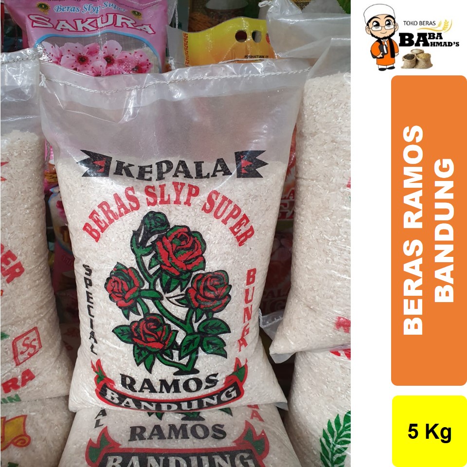 Jual BERAS RAMOS BANDUNG - 5KG/10KG/15KG/20KG/25KG | Shopee Indonesia