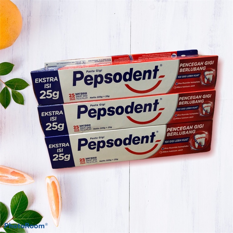 Jual PEPSODENT Pencegah Gigi berlubang Toothpaste Pasta Gigi White 225 ...