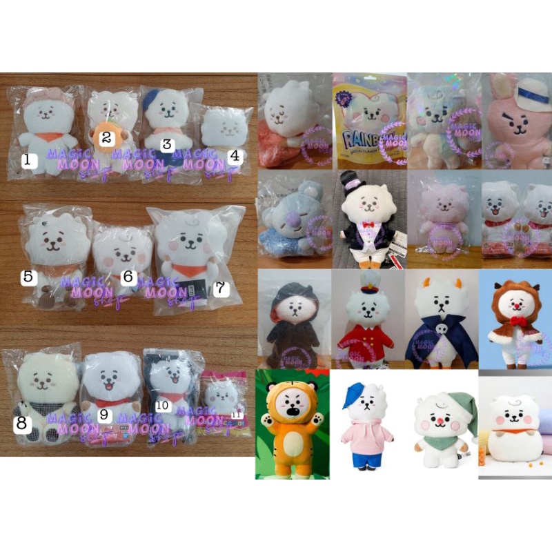 Jual BT21 RJ,COOKY CAMP, RJ STAY WITH YOU,RJ FLUFFY DOLL JAPAN,100 ...