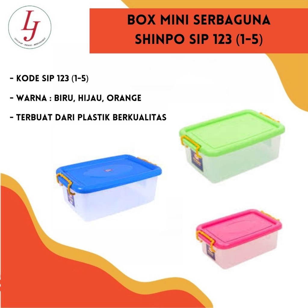 Jual Container Box Shinpo SIP 123 Ukuran 1-3 / Box Serbaguna Kecil ...