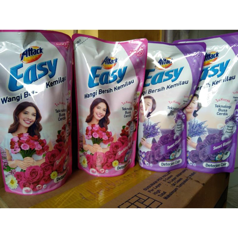 Jual Attack Easy Detergen cair 750 ml | Shopee Indonesia