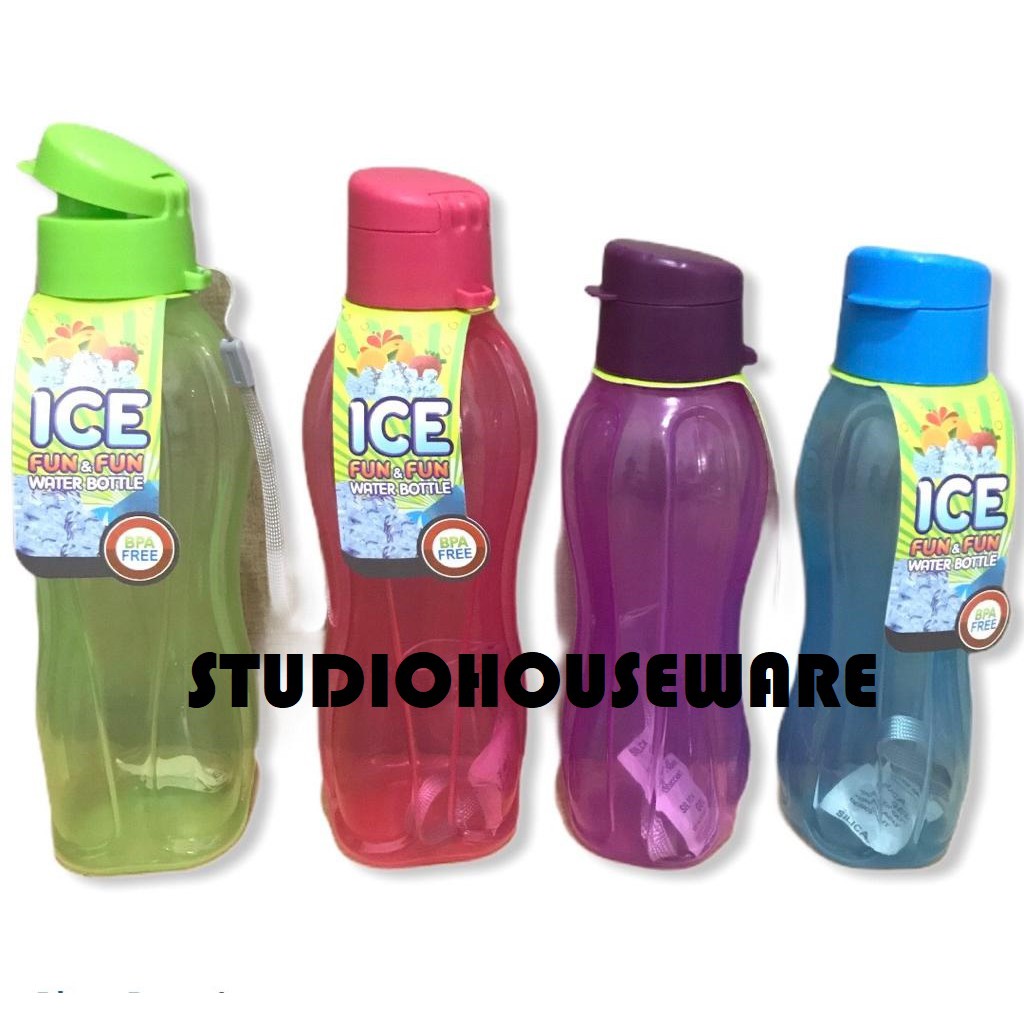 Jual Botol Air Minum Ice Fun BPA Free Mirip Eco Tupperware Plastik ...