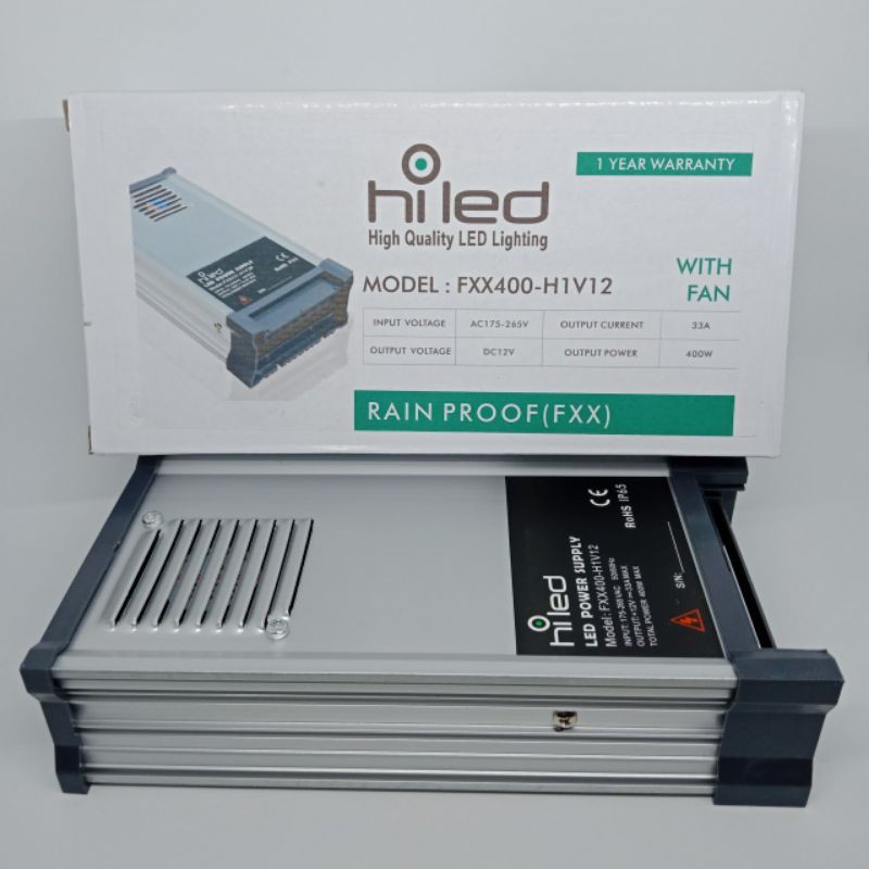 Jual ADAPTOR HILED SPX 33A/400W/DC12V TIPE FAN DAN NONFAN | Shopee ...