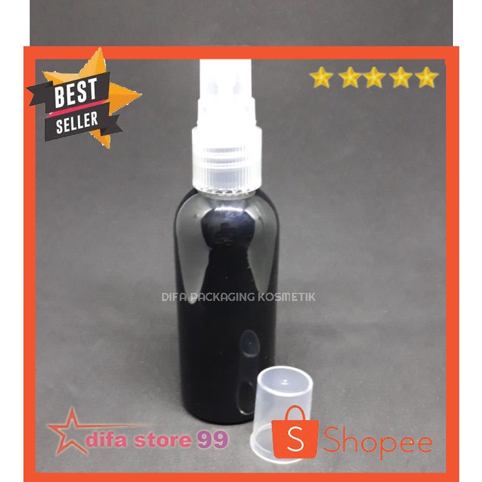 Jual Botol spray 60ml natural hitam ( Paket isi 10 pcs ) | Shopee Indonesia
