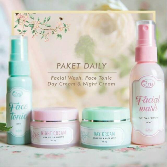 Jual CREAM RAJ SKINCARE DAILY SERIES | Shopee Indonesia