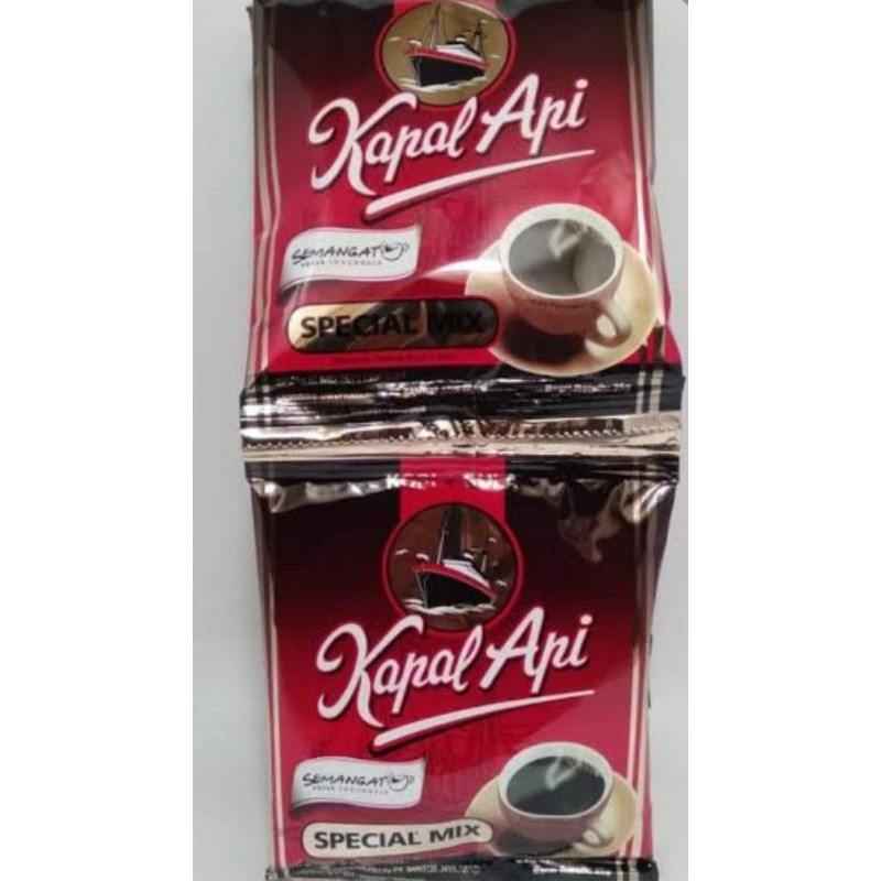 Jual Kopi Kapal Api Special Mix 1 Renceng (10 Sachet) | Shopee Indonesia