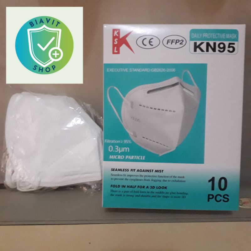 Jual Masker KN95 Earloop Box isi 10pcs | Shopee Indonesia