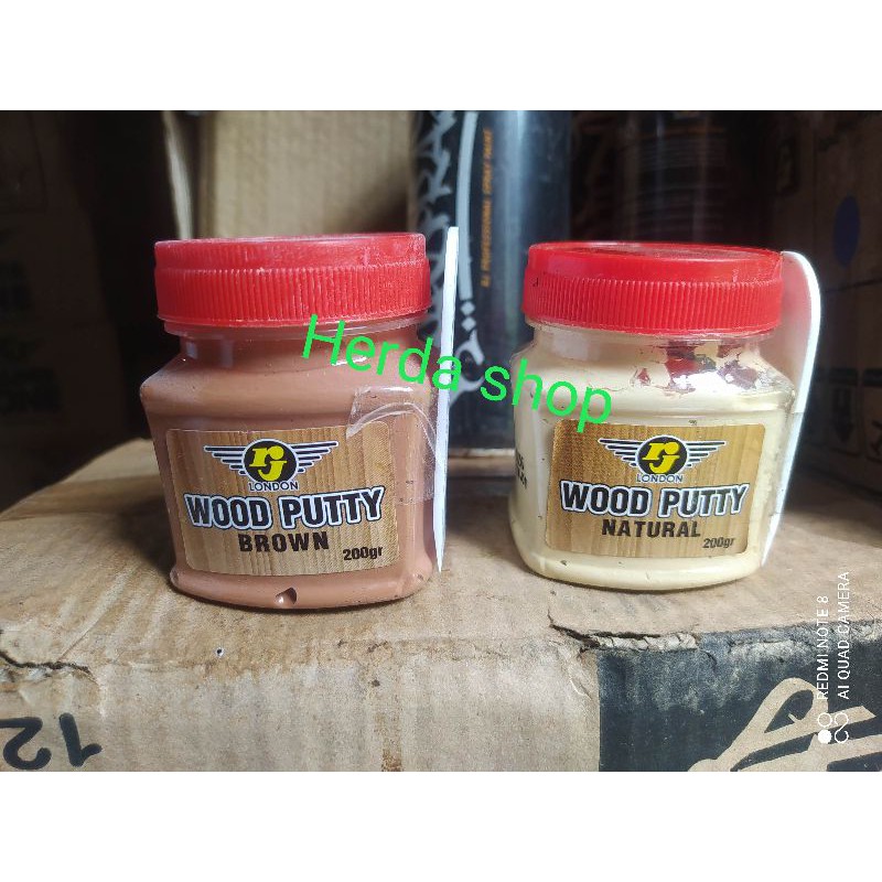 Jual rj wood putty 200g dempul kayu | Shopee Indonesia