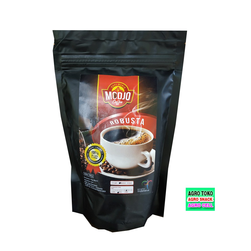 Jual KOPI MURIA MODJO Coffee Robusta Kopi Lelet 150 Gram | Shopee Indonesia