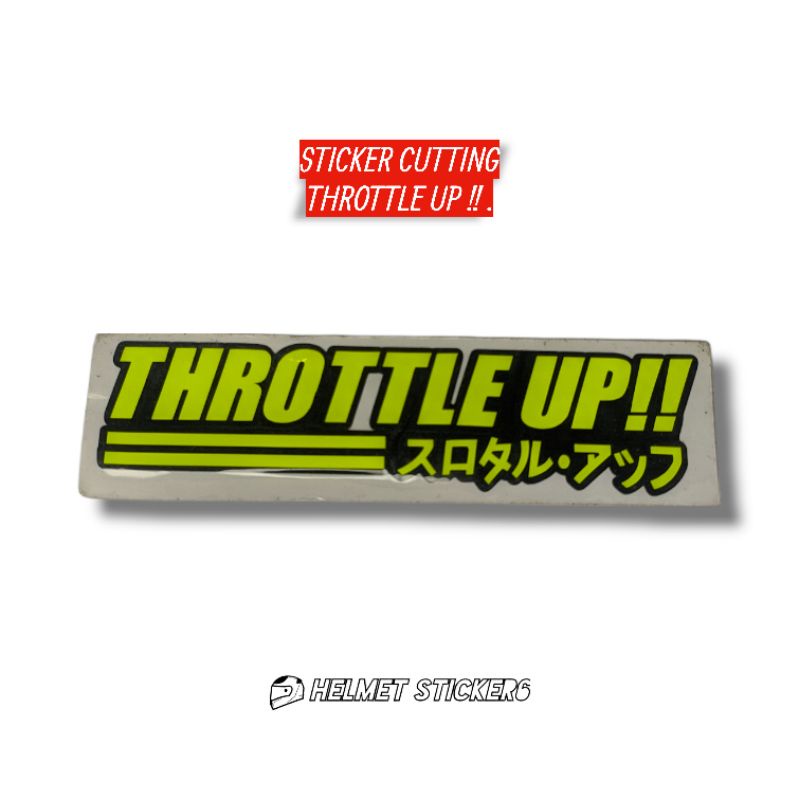 Jual Sticker Throttle up !! | Shopee Indonesia