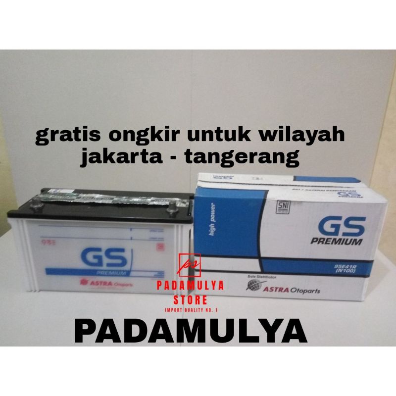 Jual Aki Basah GS Astra Premium N100 95E41R 12V 100Ah Battery Kapal Truck Genset Solar Panel ...