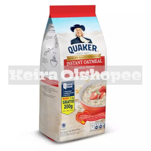Jual Quaker Oatmeal Instant 800 gram | Shopee Indonesia