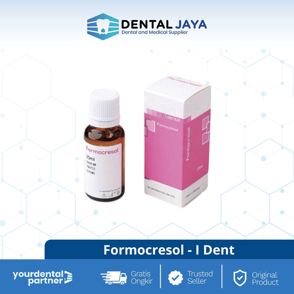 Jual I-dent Formocresol | Mumifikasi | Perawatan Pulpotomi - DENTAL ...