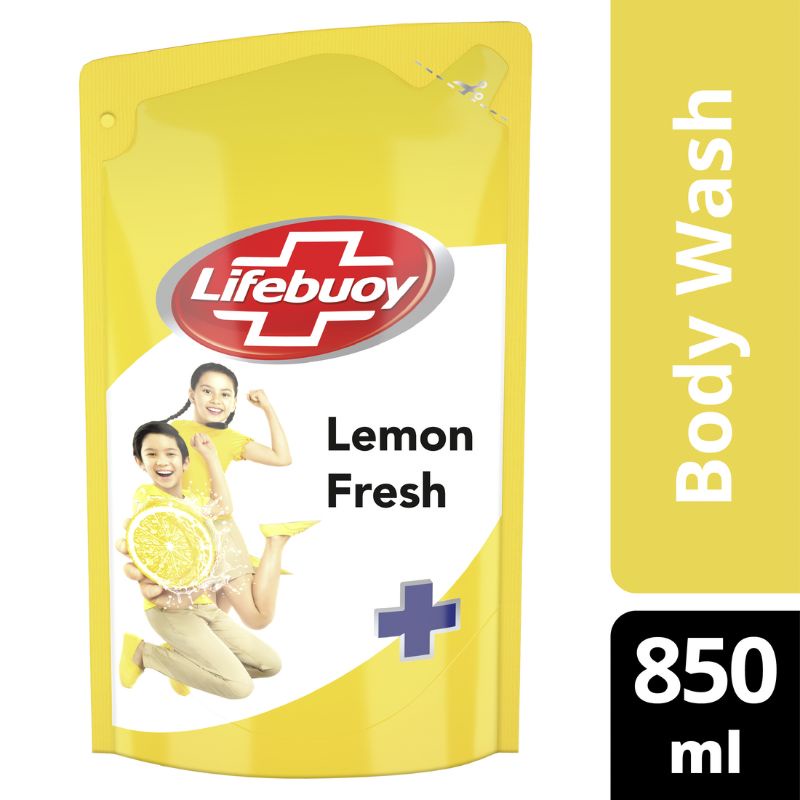 Jual Lifebuoy Lemon Fresh Body Wash 825 ml Free Lifebuoy Total 10 Hand ...