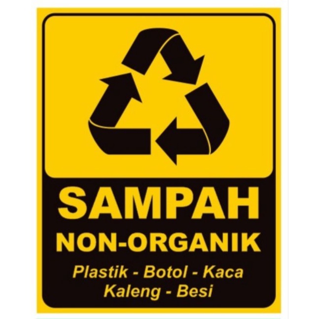 Jual STIKER TEMPAT SAMPAH,STIKER SAMPAH KERING, SAMPAH MEDIS | Shopee ...