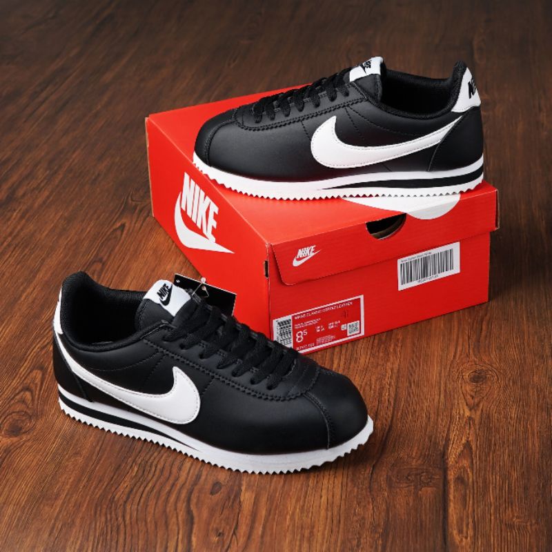 Jual Perfect Kicks / Like Original - Nike Cortez Leather Black White ...