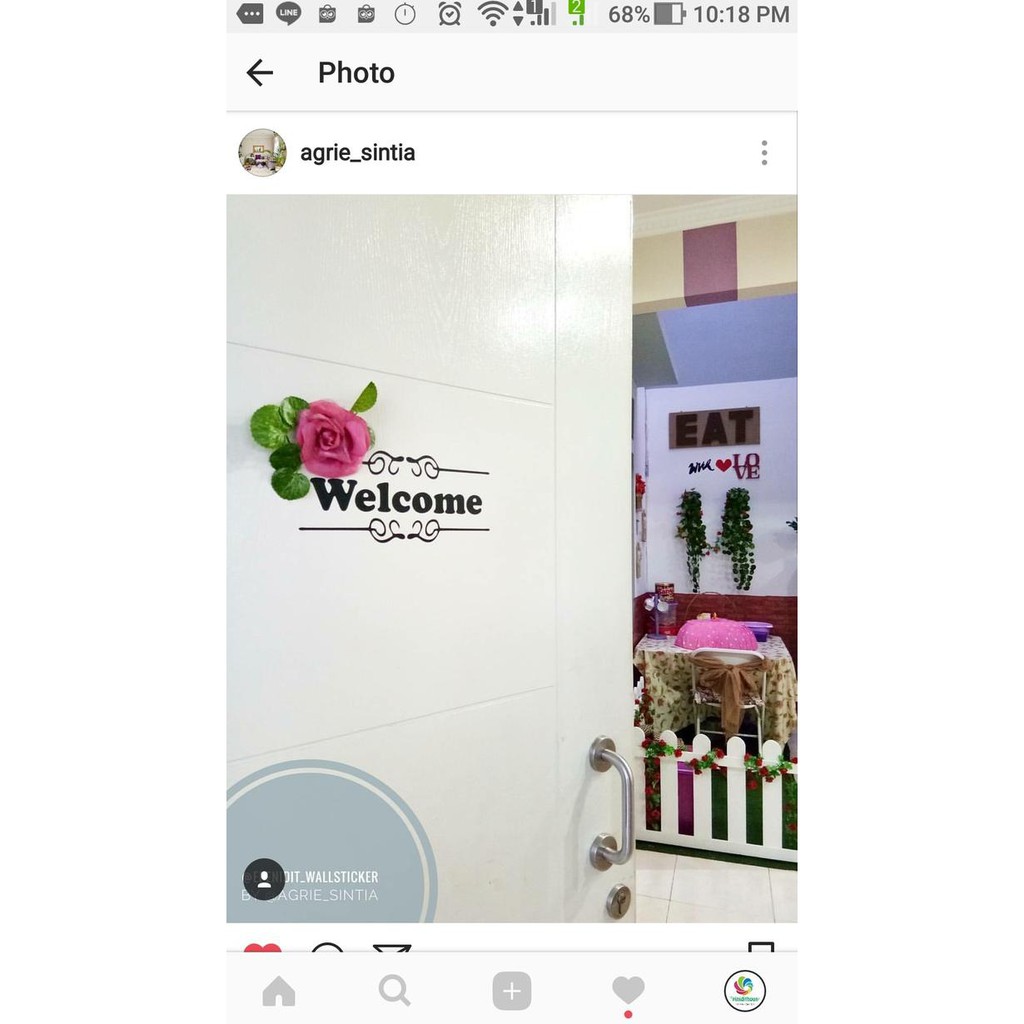 Jual Jual Stiker Welcome Pintu Ruangan Masuk Selamat Datang Sticker ...