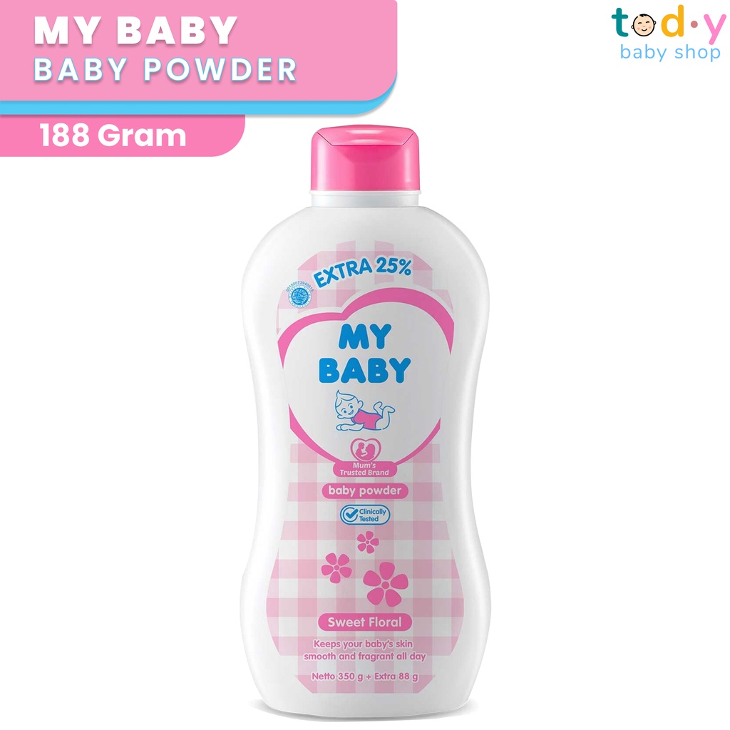Jual My Baby Powder Sweet Floral 150G + 38G | Shopee Indonesia