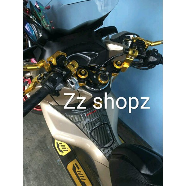 Jual Stang jepit Honda PCX Yamaha NMAX Black Diamond variasi stang ...