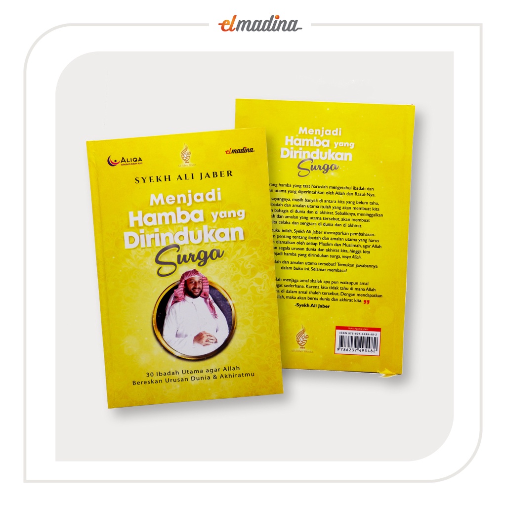 Jual Elmadina - menjadi hamba yang dirindukan surga syekh ali jaber-original | Shopee Indonesia